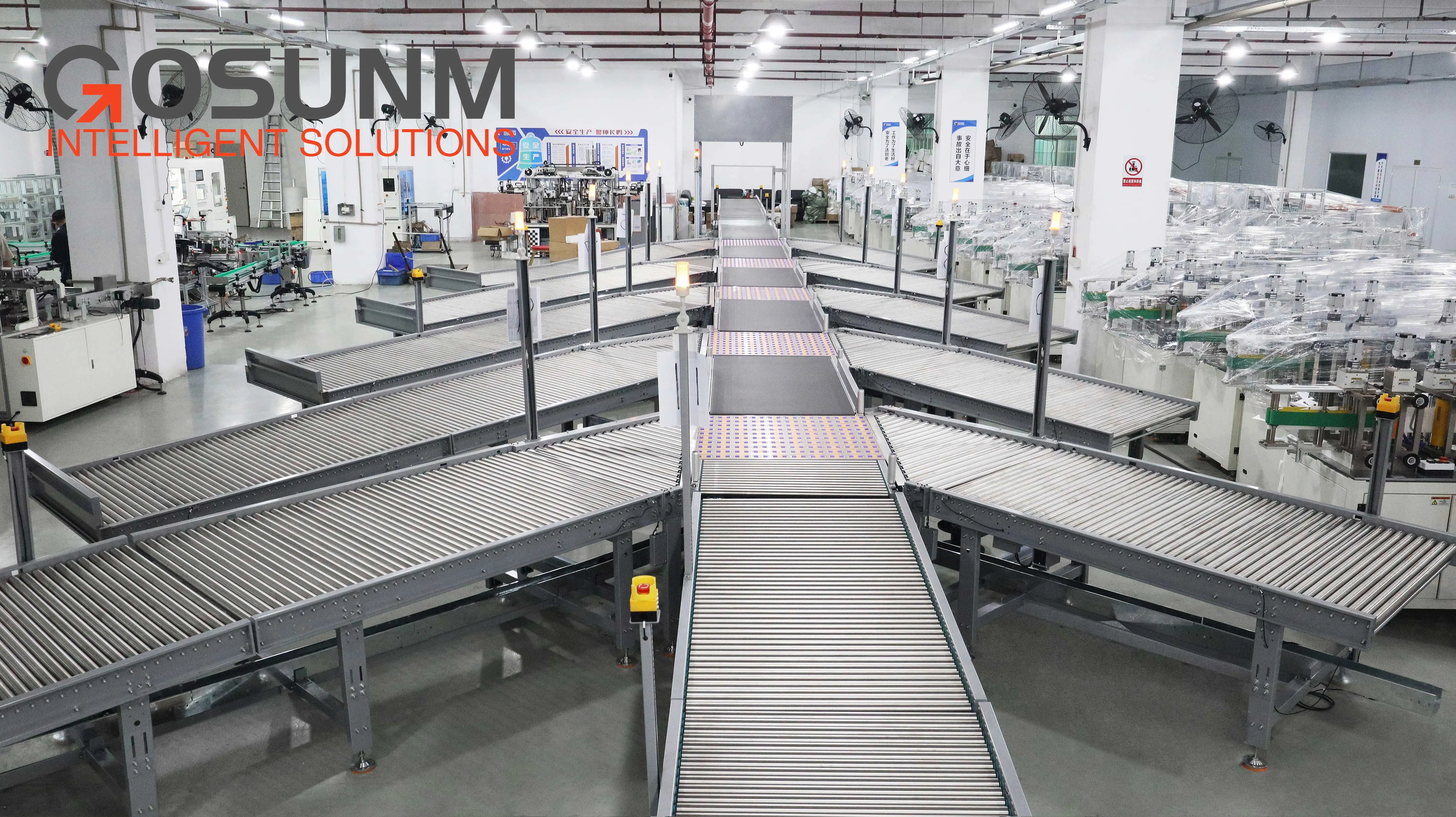Automated Conveyor Box Diverter System - Efficient Sorting