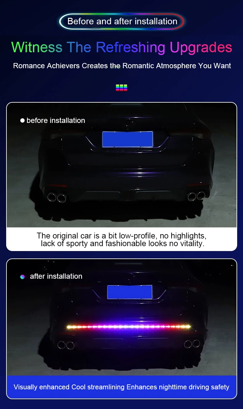 Arrow Fish Bone Red Reverse Turning Light 1M 1.2M 1.5M 1.8M 2M 2.2M 2 ...