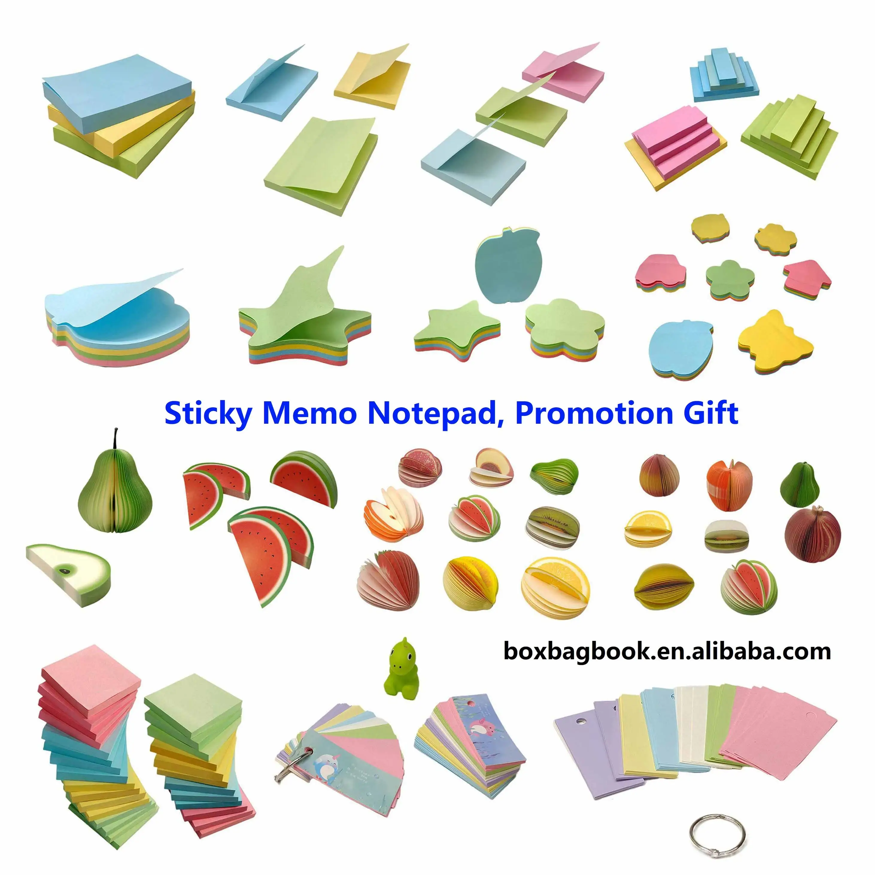 SUNSHINE Custom Sticky Paper Notepad School Bank Office Stationery ...