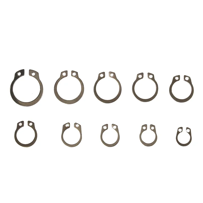 250pcs C-Clip Washers - Durable Stainless Steel Solutions