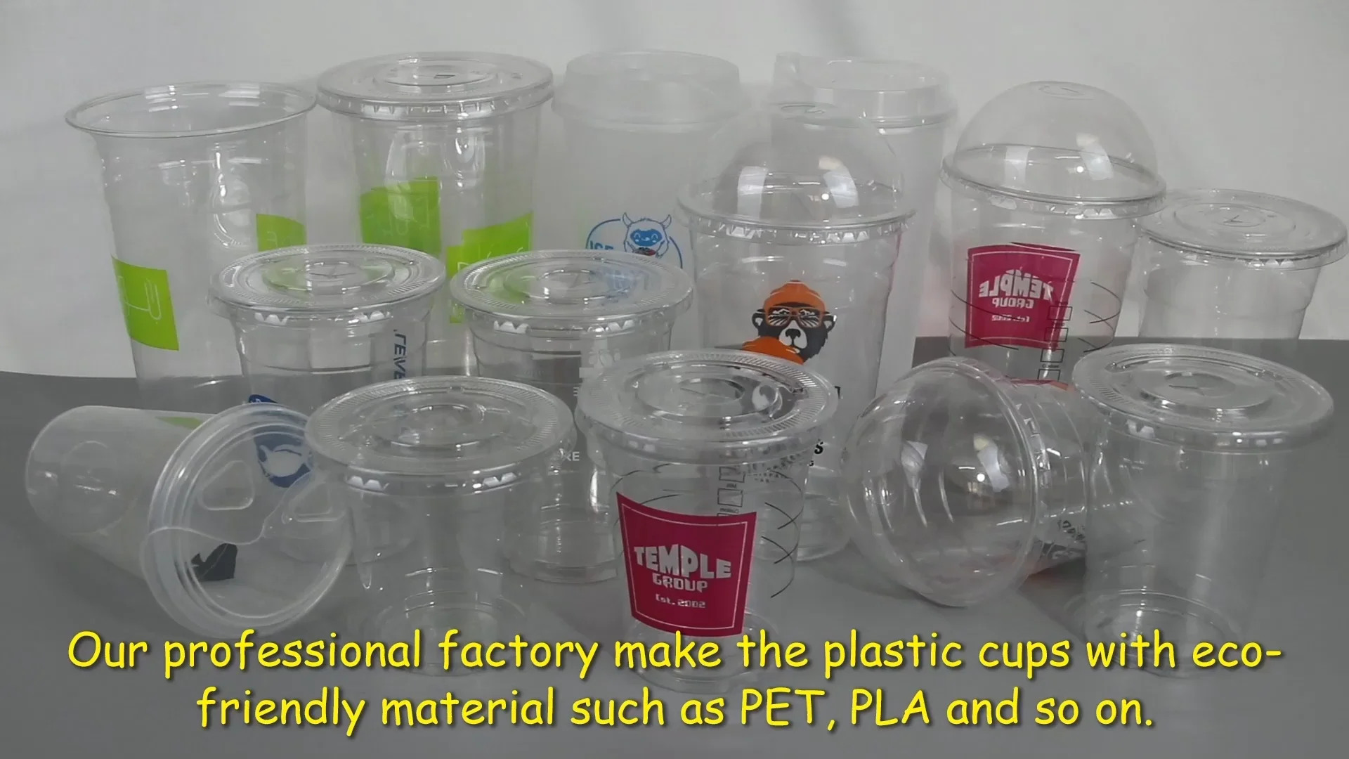 Customization Cocktail Plastic Cup Boba Tea Cup Hologram Effect Plastic ...