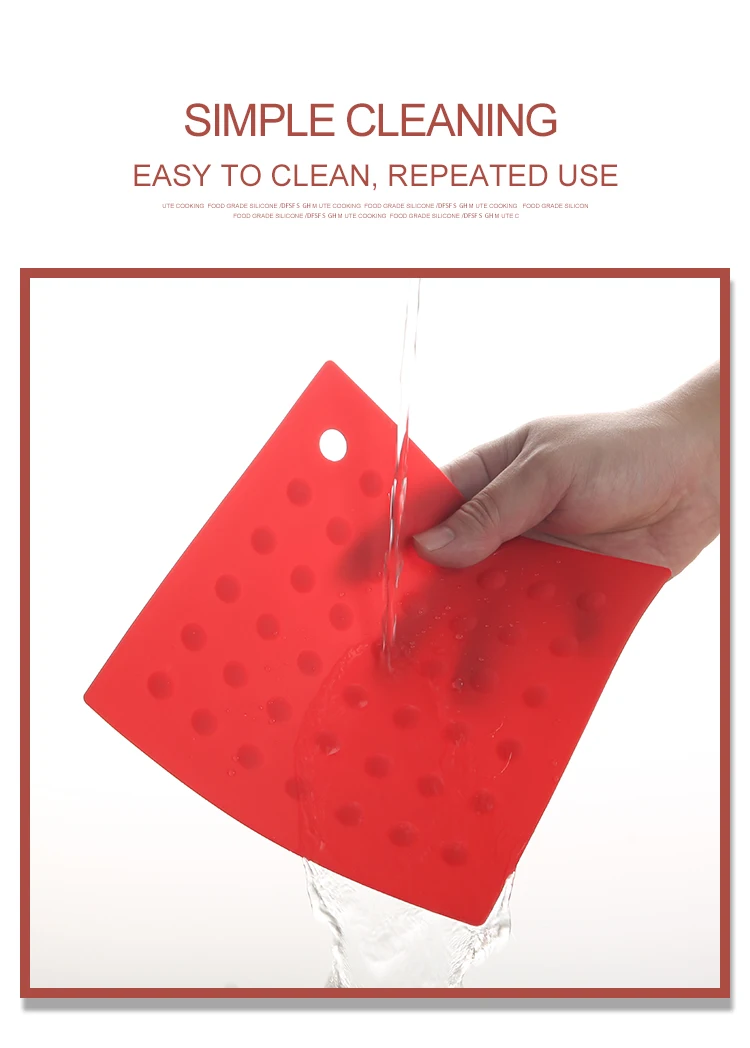 Silicone Eco-friendly Kitchen Silicone Heat Resistant Coasters Cup ...