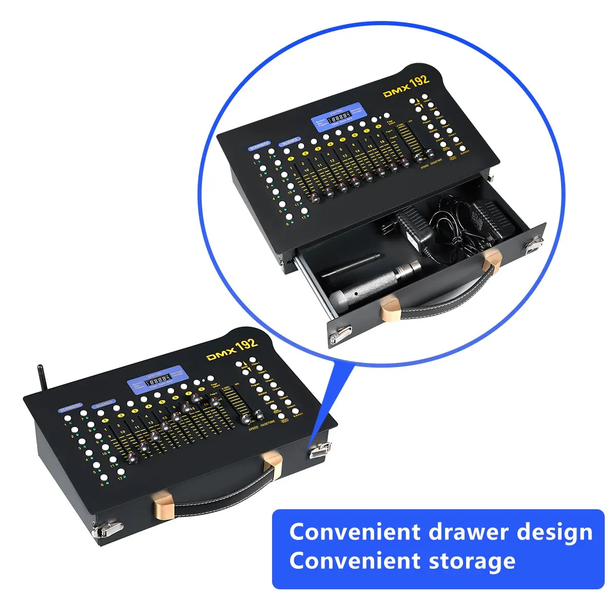 192 Channels Battery Mini Controller - Wireless DMX Console