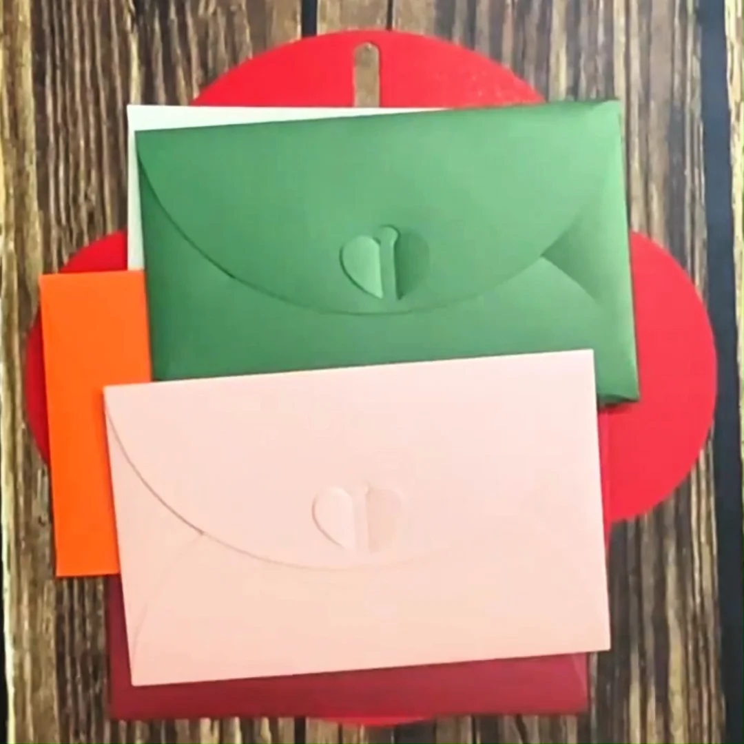 Customized Paper Envelop Thank You Notes Book Postcard Business Name ...