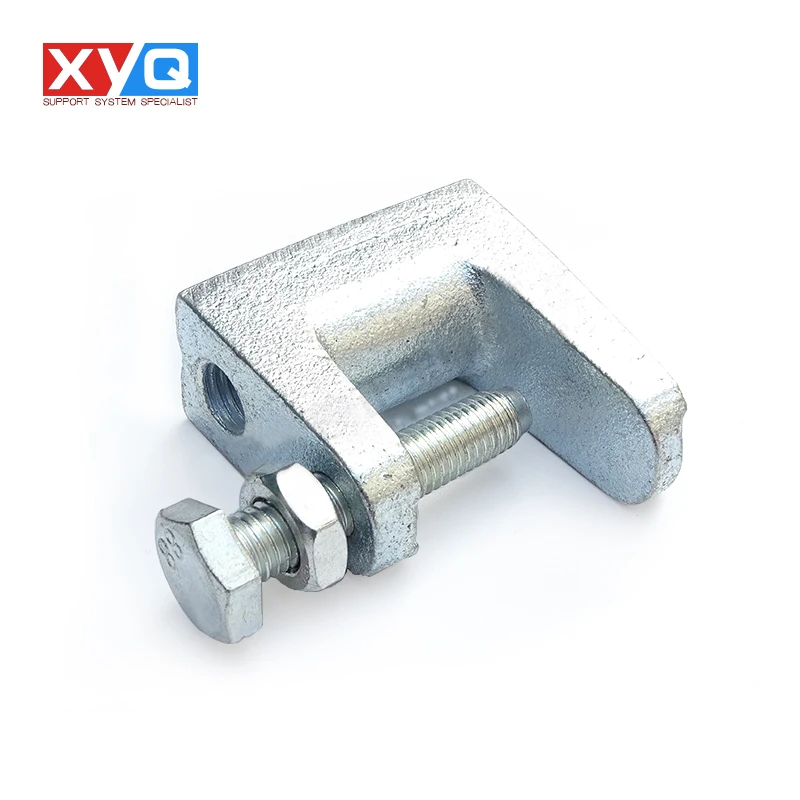 M8 M10 M12 Beam Clamps for H Steel Structures - Galvanized Ductile Iron ...