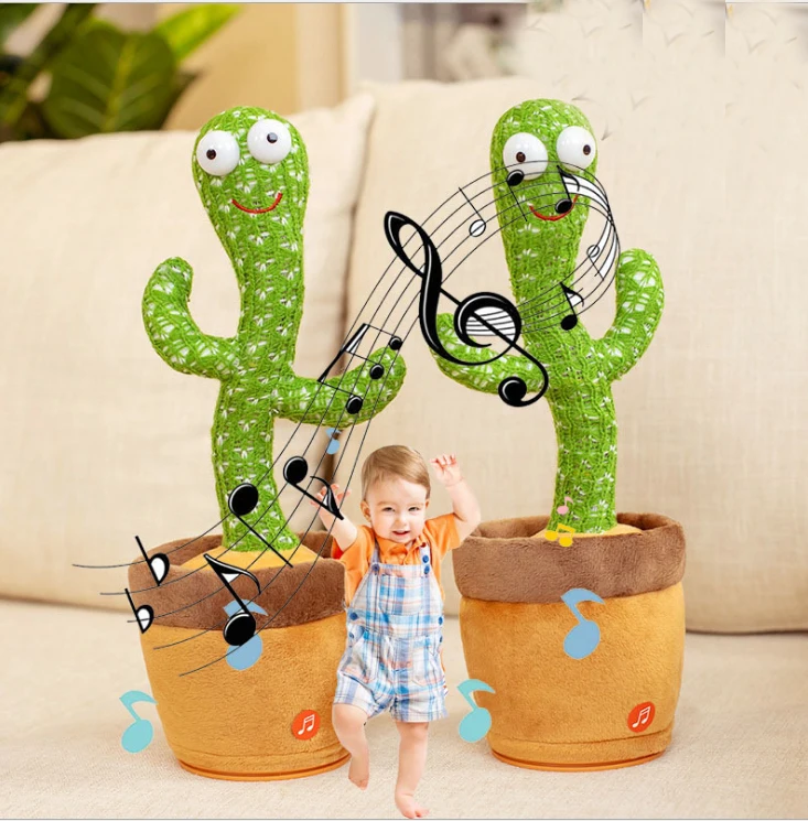 Funny Dancing Cactus Toy With Songs Music Dance For Children Kids Gift ...