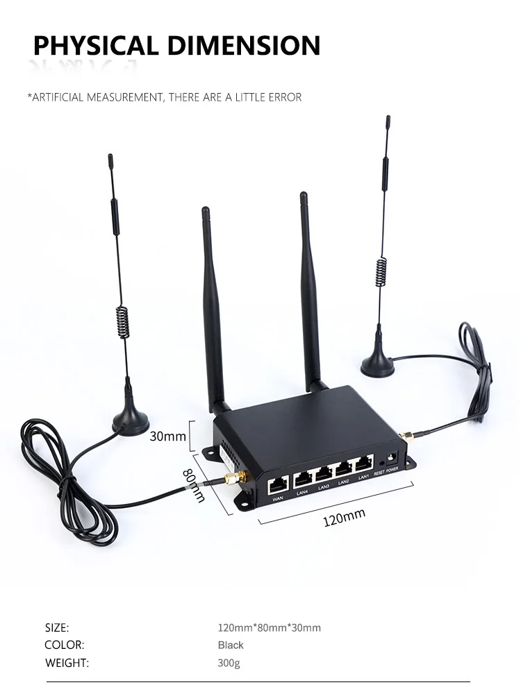 Industrial 3g 4g Dual Sim Card Router Lte Wifi With Failover Wireless ...