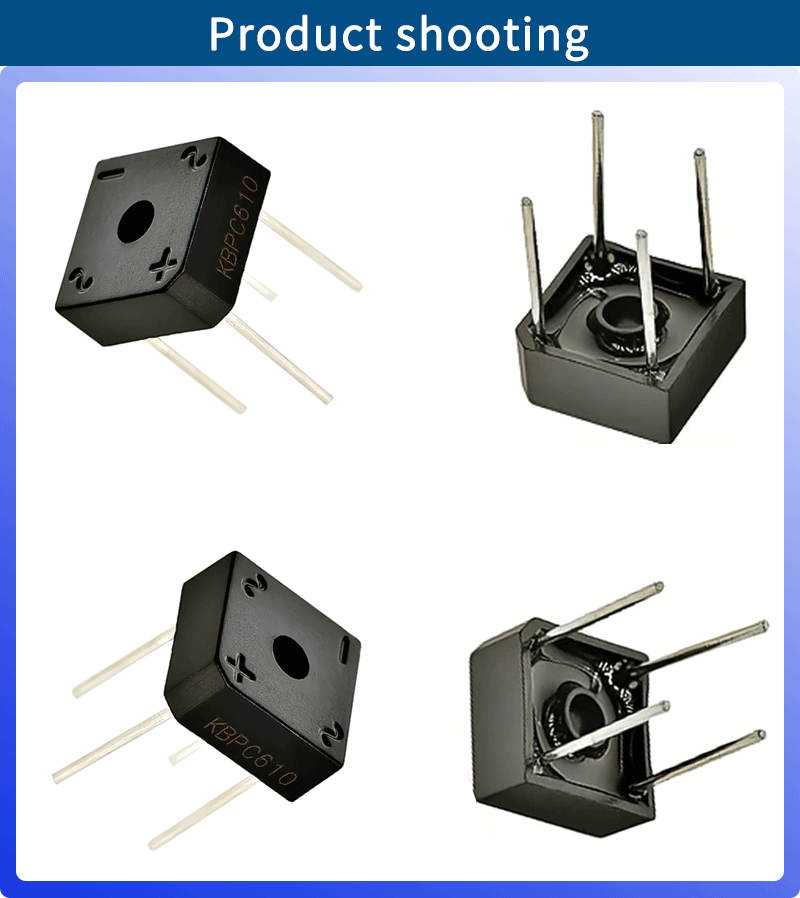 Kbpc610 Rectifier Bridge Pile Square Bridge Bridge Pile Round Feet ...