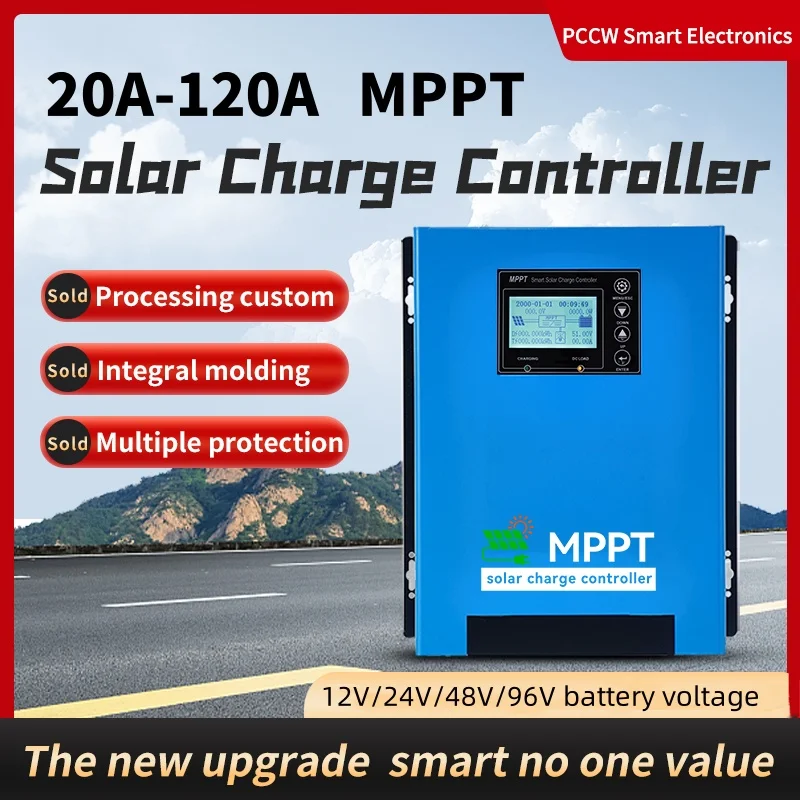 Mppt Solar Panel Battery Charger 24v 48v 96v Solar Charger Controller ...