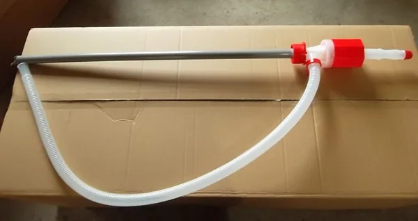 Manual Siphon Liquid Transfer Tube Pump - Plastic Syphon Oil Fuel ...