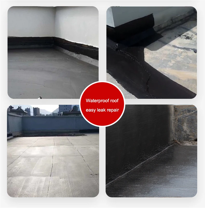 Liquid Rubber Waterproof Coating Polymer Modified Asphalt Waterproof ...