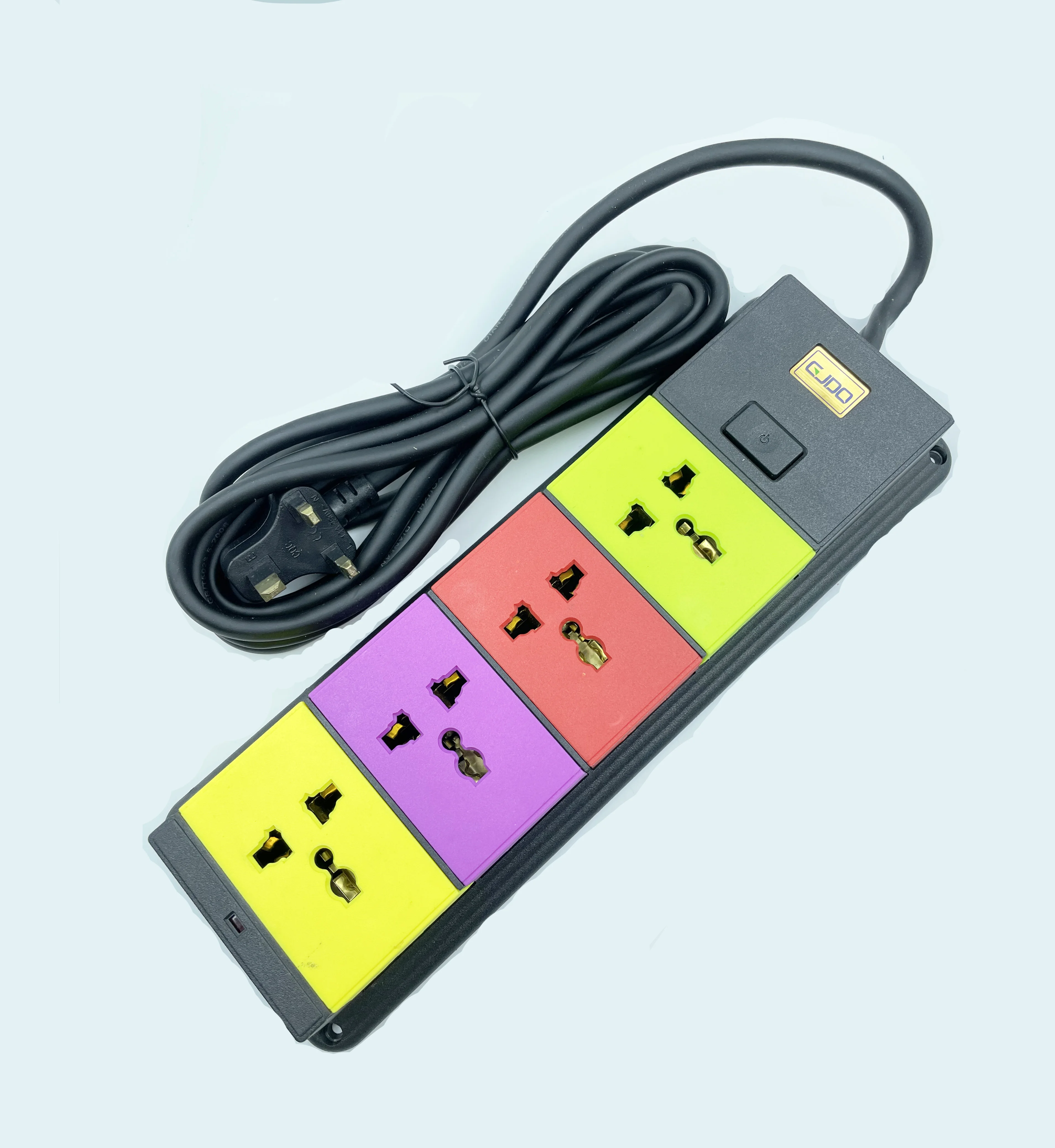 3-5way Color Universal Hole Socket With Power Cord 3m. Color Card ...
