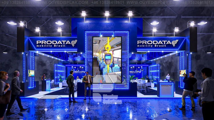 Luxury Exhibition Booth Exhibition Stand Display Booth Aluminum Frame ...