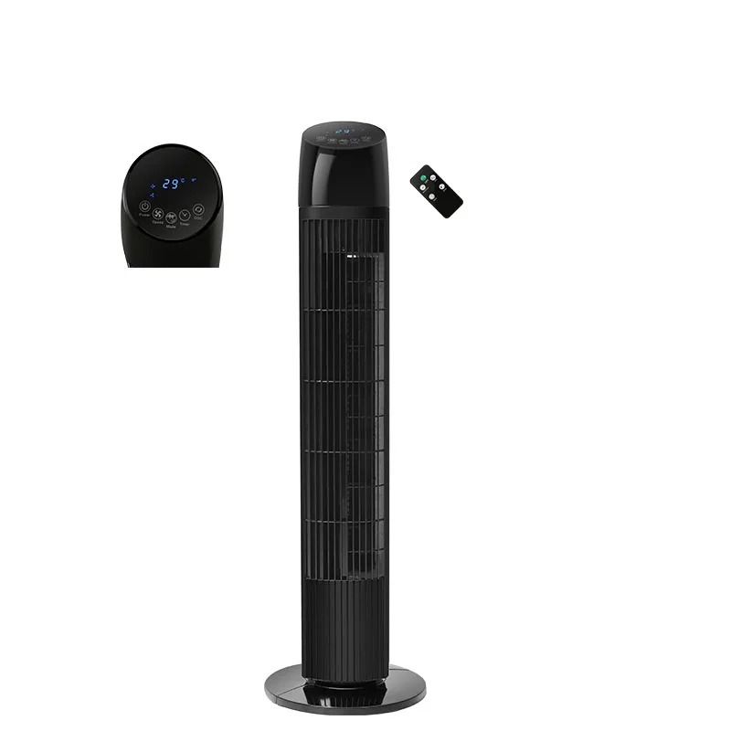 33 Inch Tower Fan With Intelligent Remote Control 12 Hours Timer Strong ...
