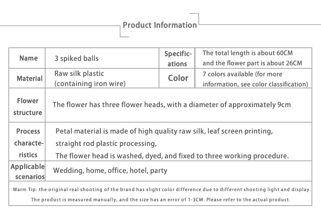 Simulation 3 Head Stabbing Ball Simulation Flower Wedding Hall ...