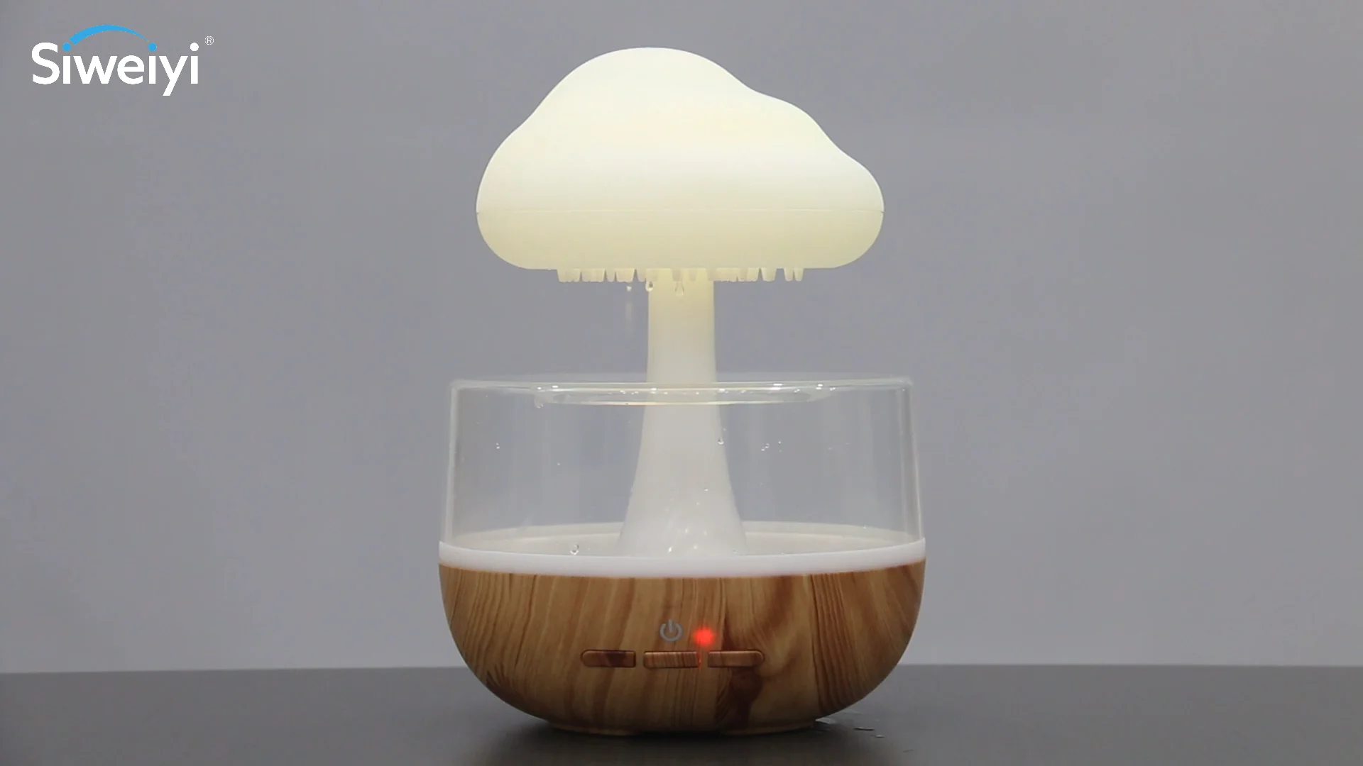 Drip Rain-cloud Zen 7 Led Raining Micro Water Drop Sound Night Light ...