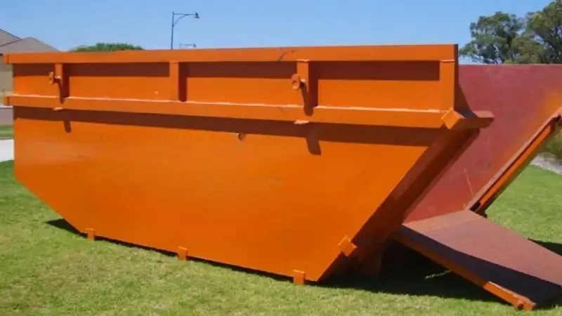 Outdoor Metal Skip Bin Roll Off Dumpster Industrial Mobile Scrap Metal ...