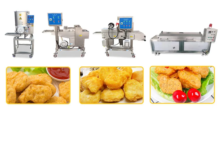 Chicken Nuggets Battering Breading Machine - TCA Production Line