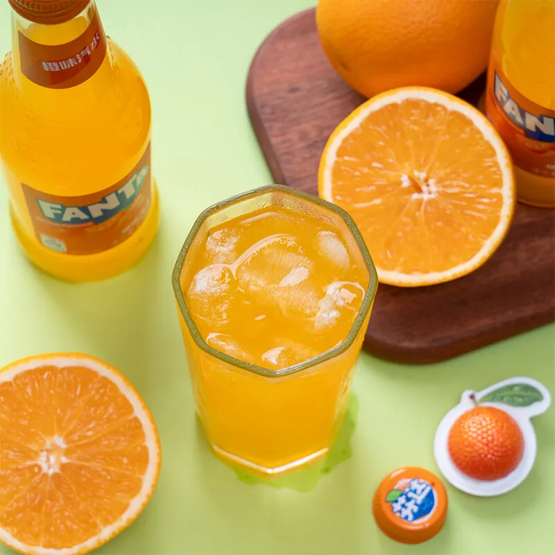 Coca-cola Fanta Soft Drinks Classic Orange Soda Glass Bottle Carbonated Fanta Drink 275ml - Buy ...