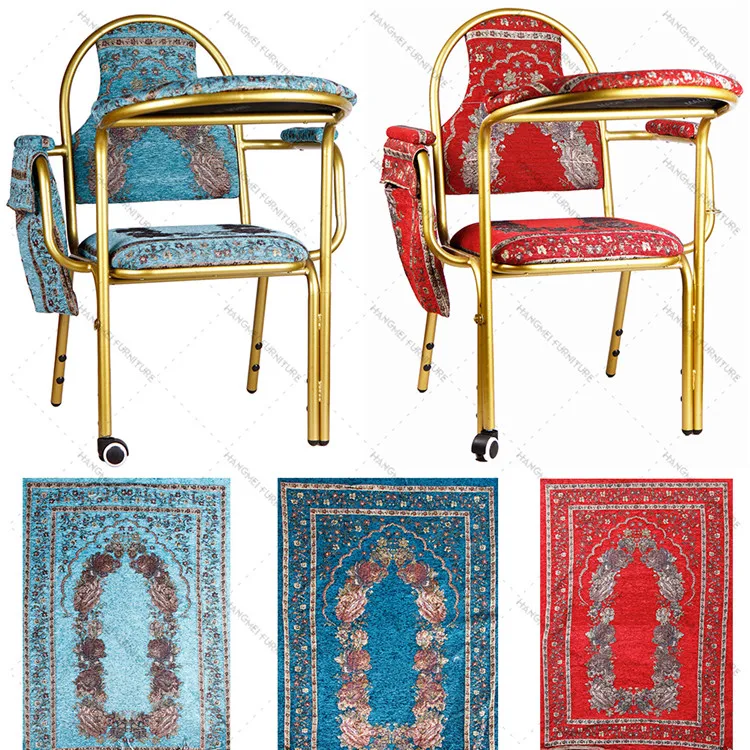 Stackable Metal Islamic Prayer Chair for Muslim Church