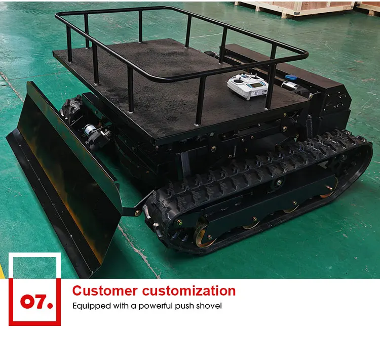 Longjie 608-90A Tank off Road Remote Control Mower 22HP