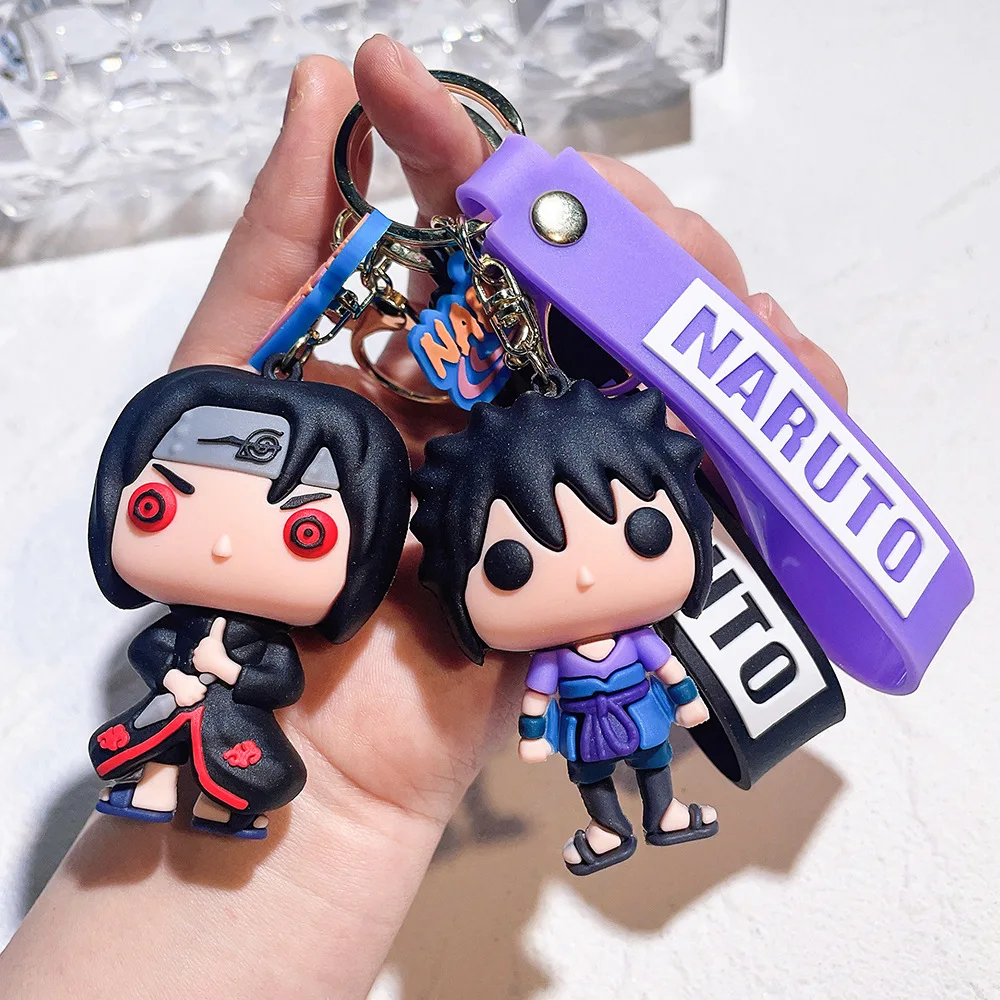 Wholesale Anime Action Figure Keychain Sasuke Uchiha Itachi Kakashi ...