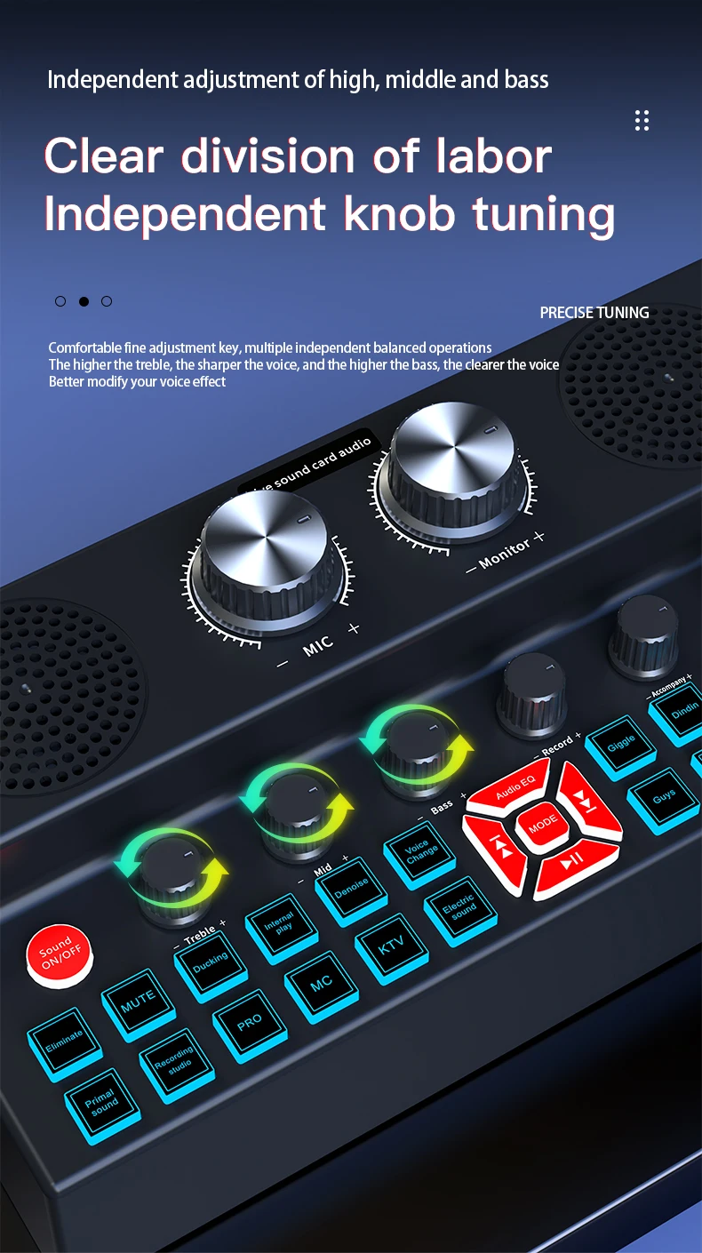 Professional Studio Recording Voice Game Broadcast External PC Live ...
