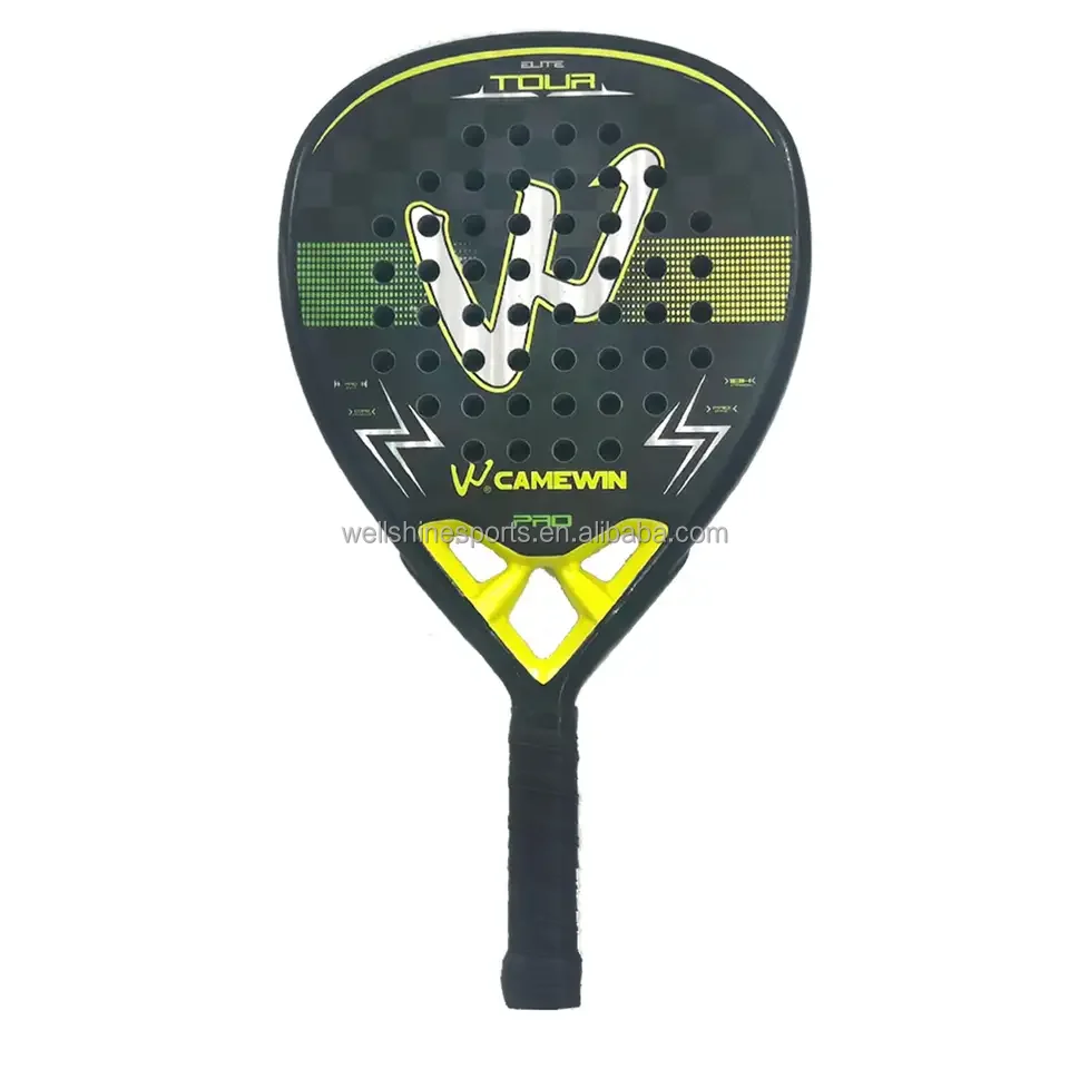 CAMEWIN 18K Carbon Fiber Paddle Rackets - Anti-Slip Control