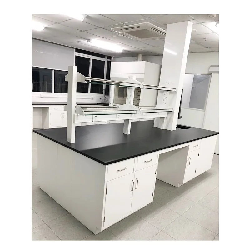 laboratory working benches chemical furniture lab wall bench with sink ...
