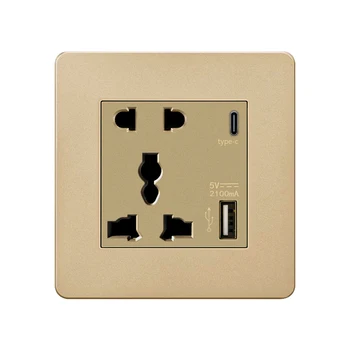 High Quality Universal Socket Switch Type C Usb Socket Modern 13a ...