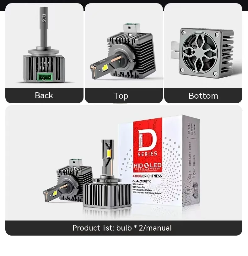 D-series Car Upgrade Original Xenon Headlights D1s D2s D3s D4s D5s 6000k Laser Led 55w 110w ...