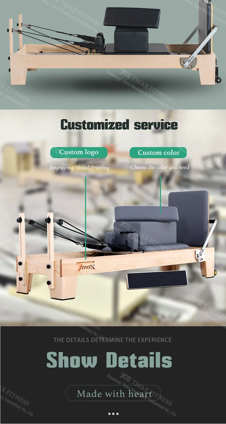 Tmax Brand Maple Wood Commercial Use Studio Custom Pilates Equipment ...