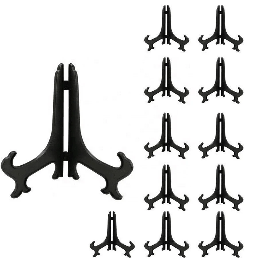 Plastic Folding Plate Display Stand Acrylic Plate Easel Decorative ...