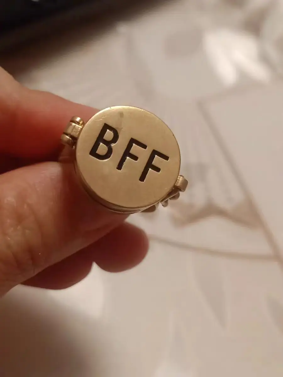 Bff Rings Personalized Best Friend Forever Ring Cute Anime Aesthetic ...