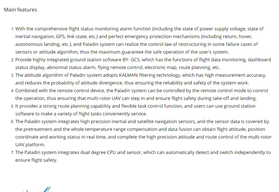 BOYING Paladin UAV Drone - Precision Agriculture Solutions