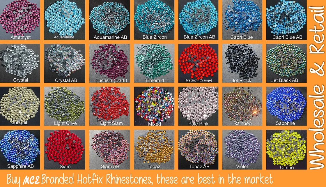 Custom Rhinestone Logo Heat Transfer Design - Hotfix Rhinestones