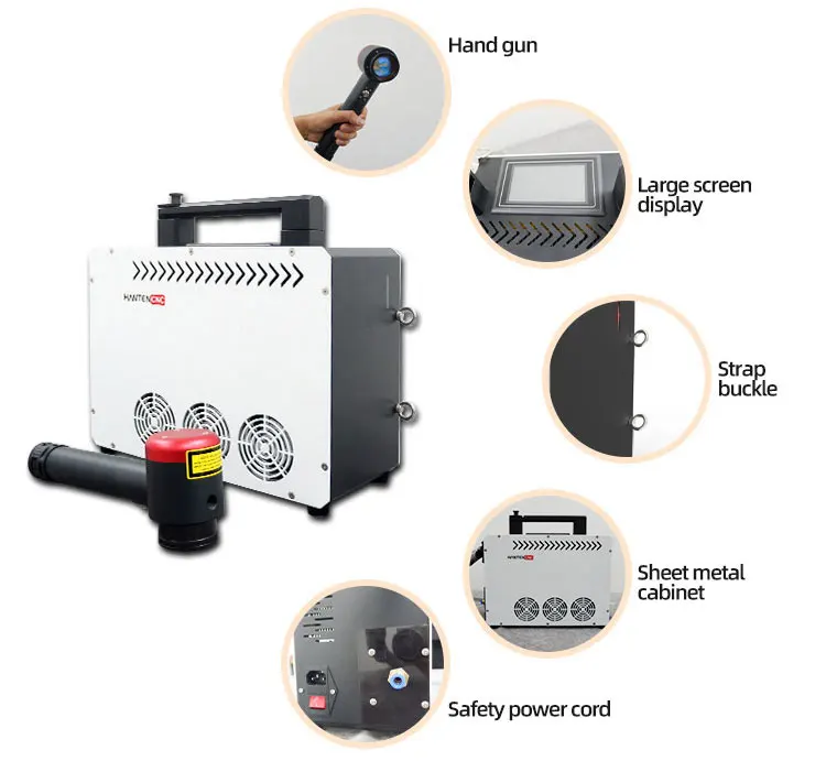 2024 Pulsed Laser Rust Remover 100w - Portable & Efficient