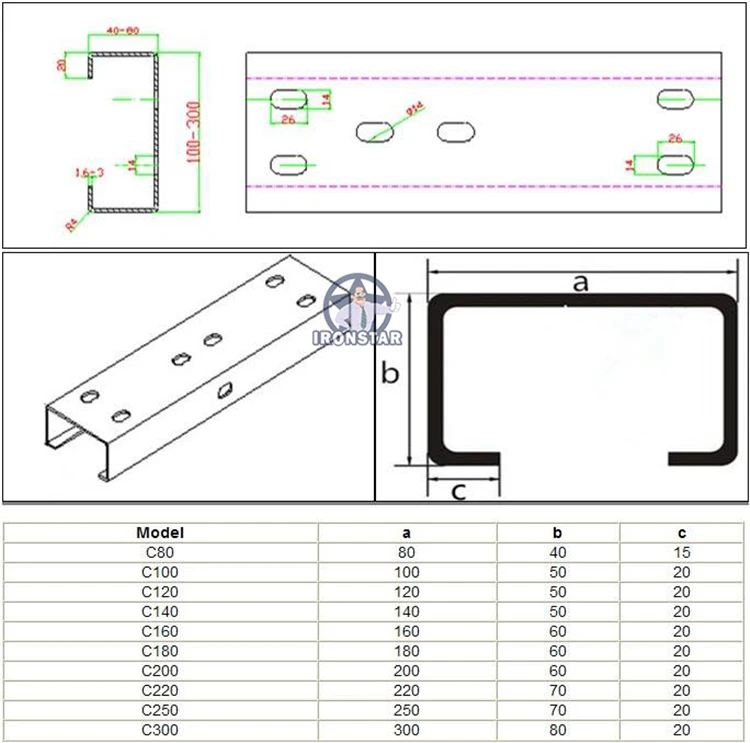 C Steels Roofing Purlins Machine - Durable & Efficient