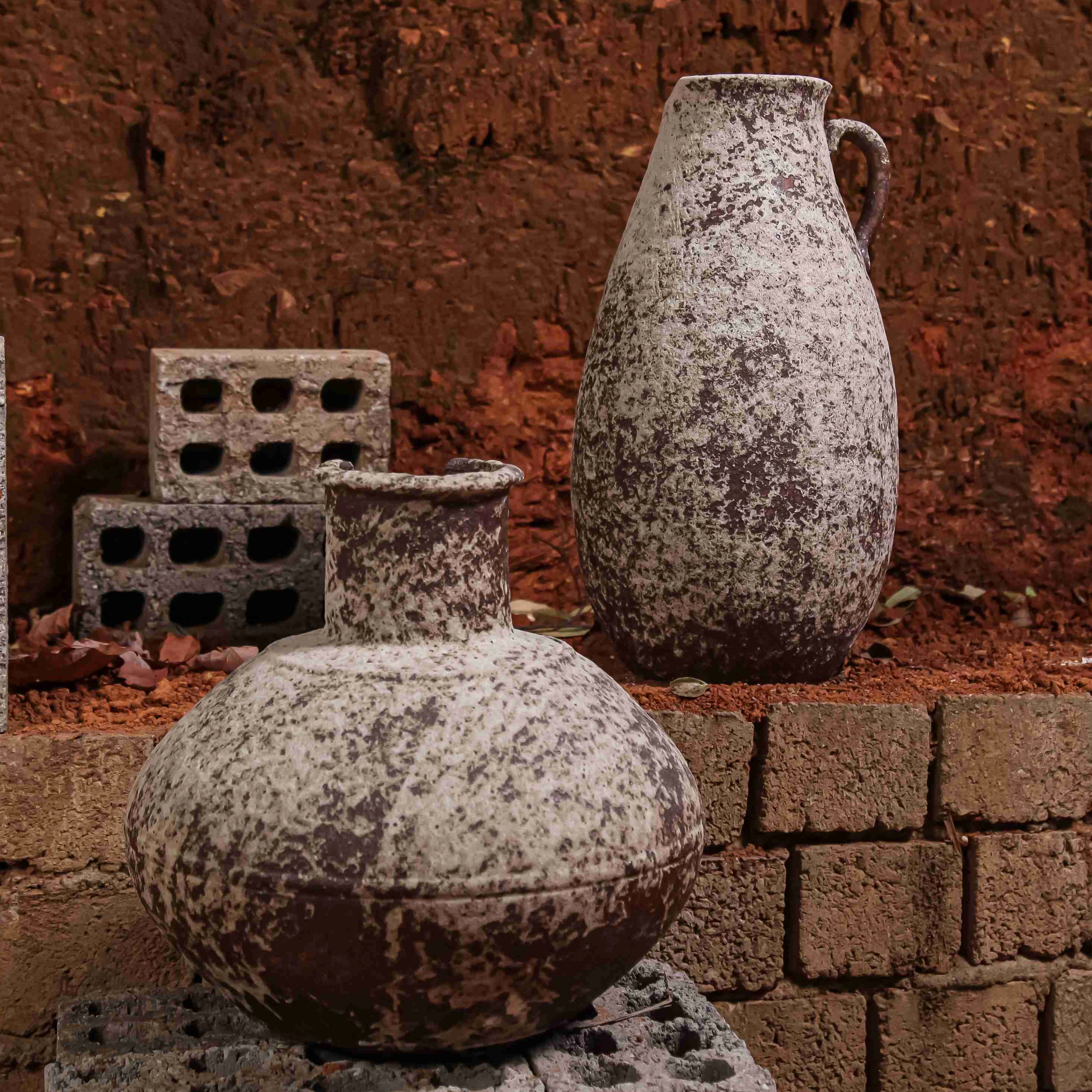 Terracotta Pottery Nordic Antique Vintage Jarrones Outdoor Decor Rustic ...