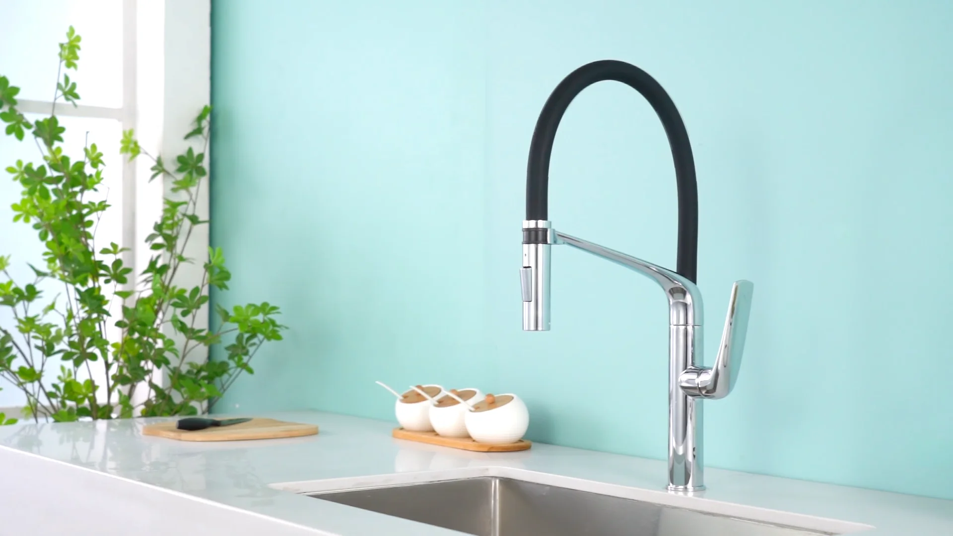 High Quality Sink Faucet Kitchen Flexible Hose Faucet - Buy High ...