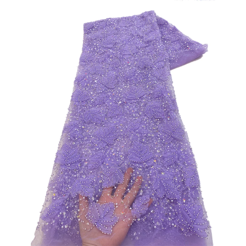 NI.AI New Design French Net Lace Fabrics for Wedding Party Dress ...