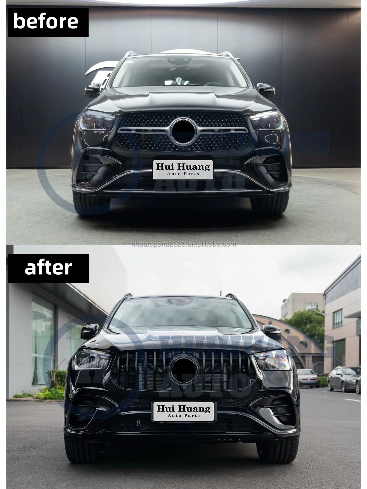 Car Body Kit for Benz GLE W167/V167 2024-ON Old to New 2025 GLE53 AMG ...