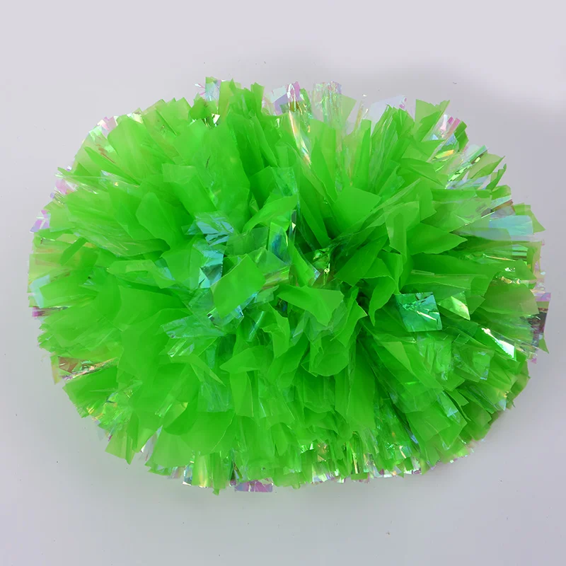Custom Rainbow Plastic Cheerleading Pom Pom Girl Cheer Refueling Props