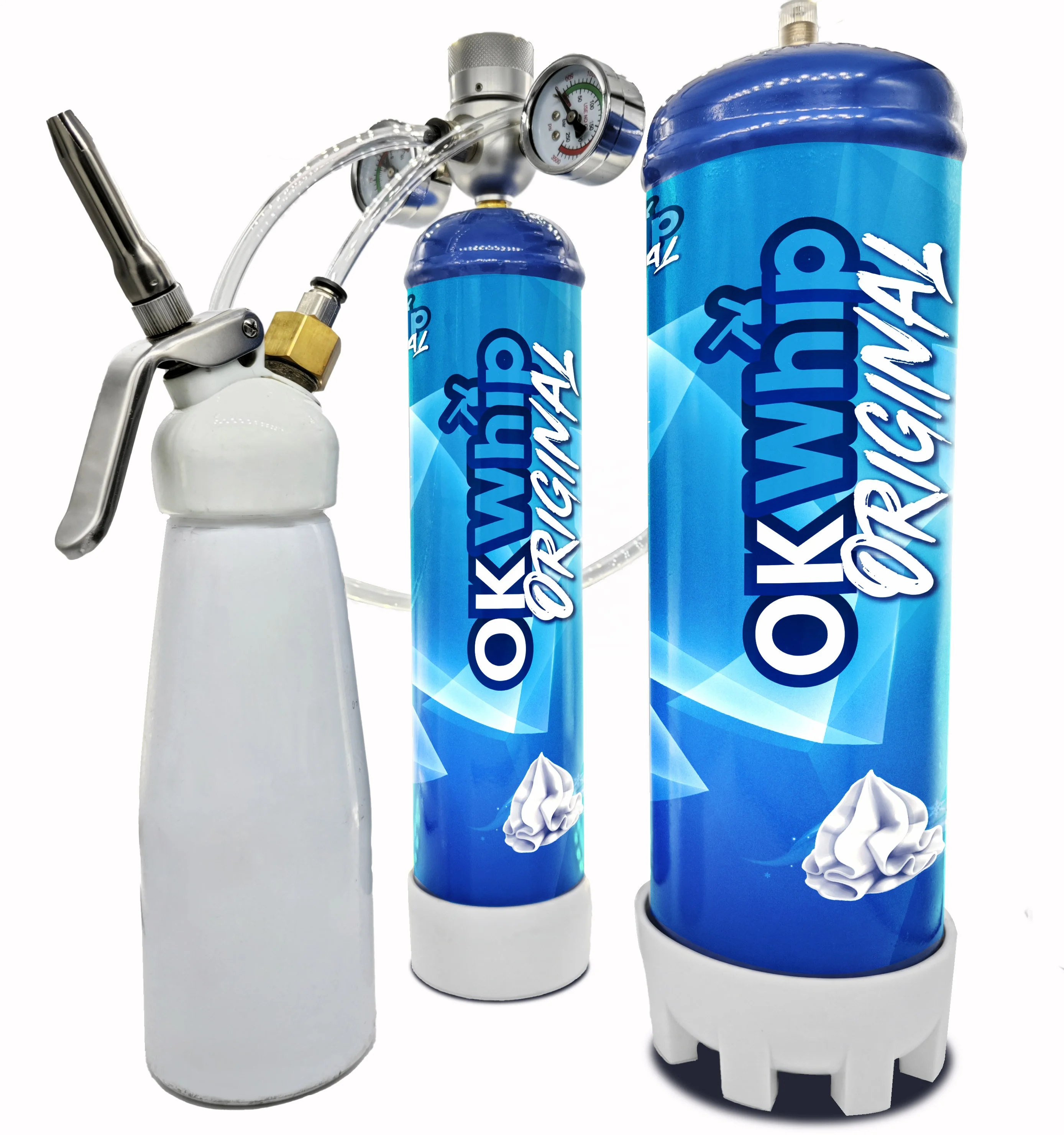 Multi-flavour available food grade 0.95L whippy cream charger for cream ...