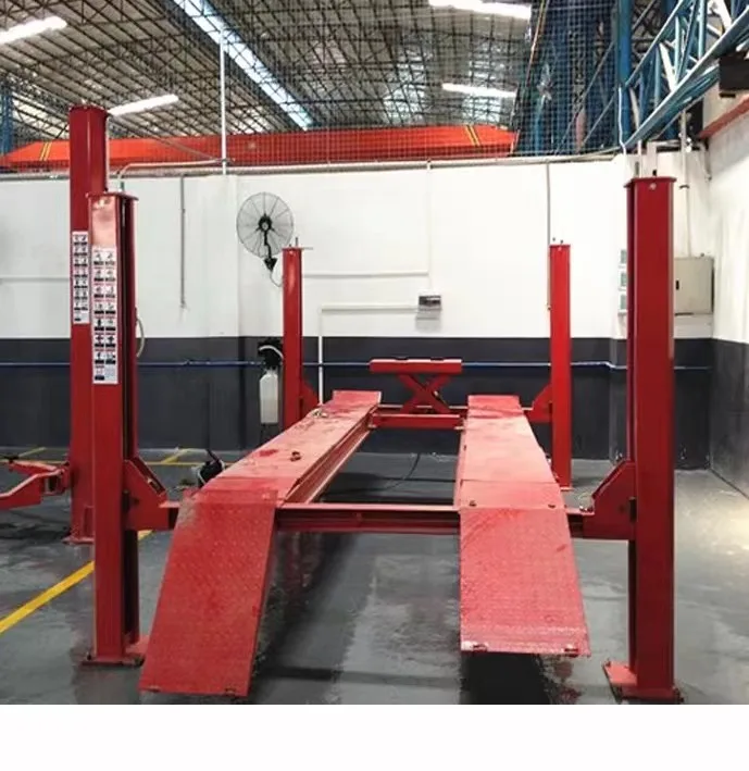 Car Repair 4T Hydraulic Four Post Car Lift with CE Certification 4000kg ...