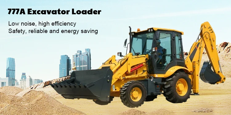 LIUGONG 777A Used Front End Loader and Backhoe Tractor for Sale