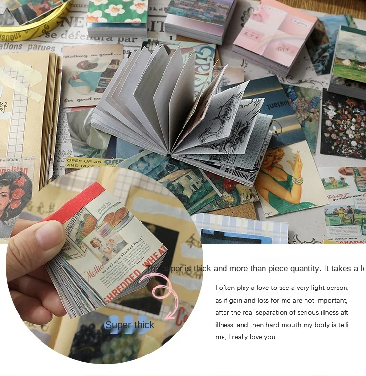 Exquisite Creative Hand Account Sticker Cute Retro Memoir Stickers Hand ...