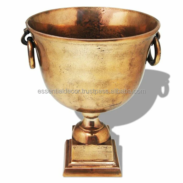 Aluminum Large Gold Finished Ice Bucket For Party Decoration Night ...