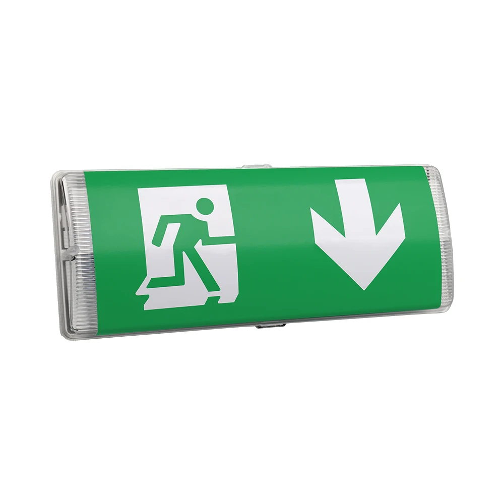 Surface Mounted Corridor Emergency Light Ip65 Waterproof Running Man ...
