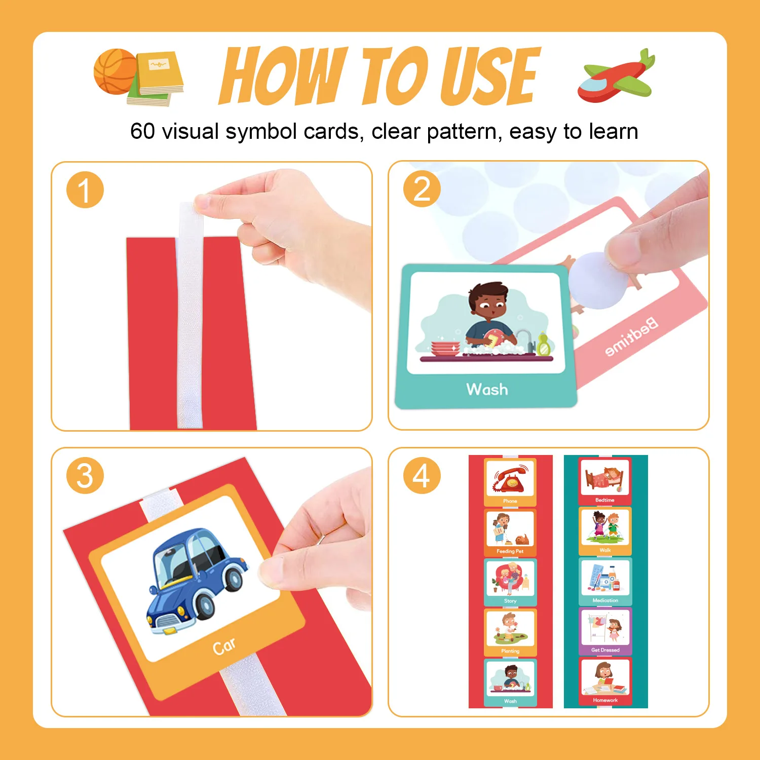 Children's Visual Time Chart Non Verbal Communication Visual Assistance ...